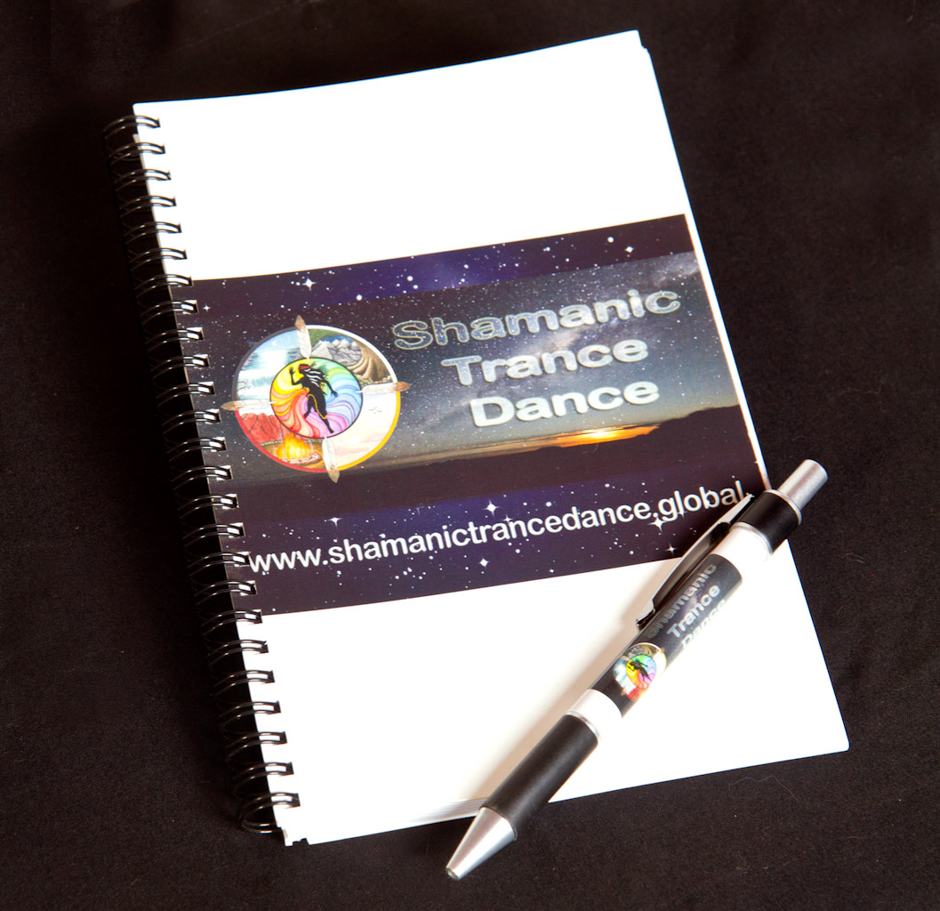 Shamanic Trance Dance Notebook and Pen - Shamanic Trance Dance